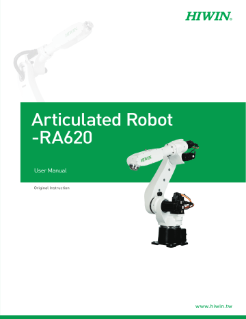 HIWIN RA620 User Manual | Manualzz