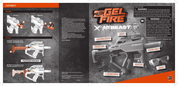 Nerf Pro Gelfire X MrBeast Blaster Instructions | Manualzz