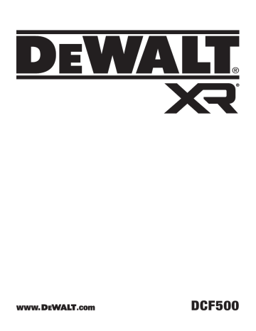 DeWalt DCF500L2G Ratchet instruction manual | Manualzz
