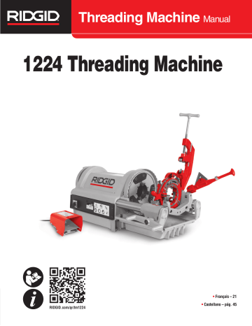 RIDGID Model 1224 Threading Machine Operator's Manual | Manualzz