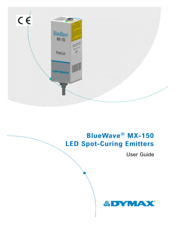 Dymax BlueWave MX-150 Emitter Manual - Download PDF | Manualzz