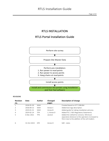 Lyngsoe Systems RTLS RFID Portal Installation Guide | Manualzz