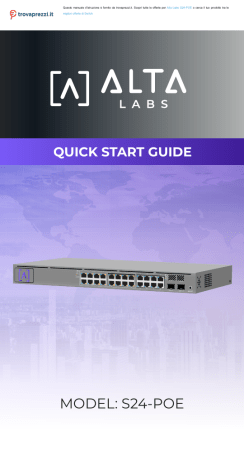 ALTA LABS S24-POE 24 Port PoE Switch User Guide | Manualzz
