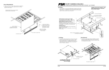 FSR CB-22P+ Installation Guide | Manualzz