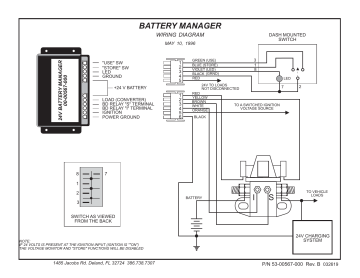 Intellitec BATTERY MANAGER Wiring Diagram | Manualzz