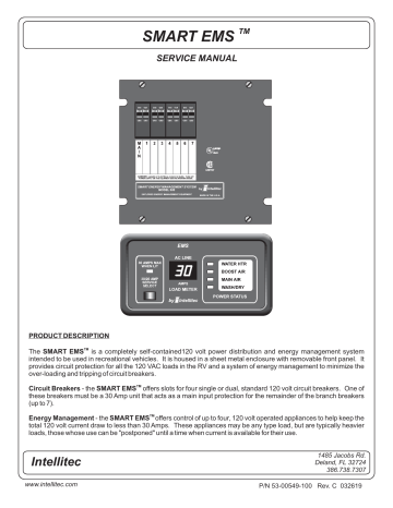 Intellitec Smart Energy Management System Service Manual | Manualzz