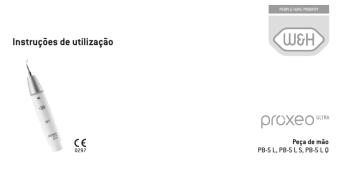 W&H Proxeo ULTRA Manual de Instrucciones | Manualzz