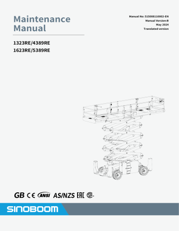 Sinoboom 5389RE Scissor Lift Maintenance Manual - Download & View ...