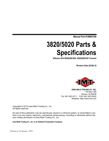 IMT 3820-5020 Service Manual | Manualzz