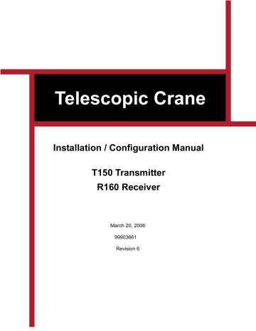 IMT Tele Crane Remote Service Manual | IMT Crane Control | Manualzz