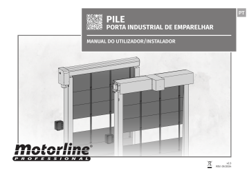 Motorline Porta rápida PILE Manual do proprietário | Manualzz