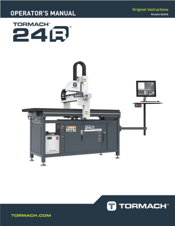 Tormach 24R Operator's Manual - Download & Read Online | Manualzz
