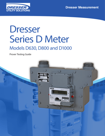 Dresser Series D Prover Testing Guide | Manualzz