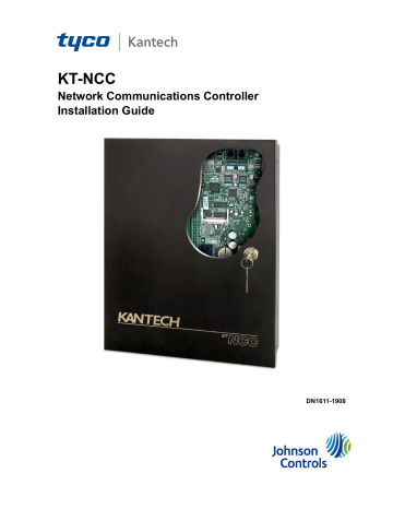 Kantech KT-NCC Installation Guide | Download Manual | Manualzz