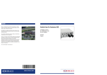 Stoneridge Control box Ex Cameras 24V Installation Manual | Manualzz