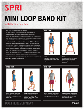 SPRI Ultimate Booty Sculpt Kit Guide | Manualzz