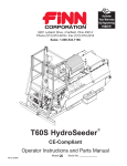 FINN T60 OD HydroSeeder Manual + AI Chat & PDF | Manualzz