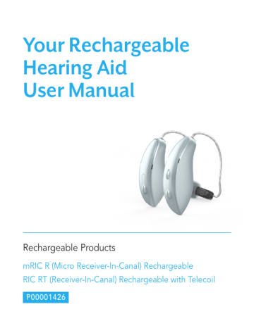Starkey P00001426 Rechargeable Hearing Aid User Manual | Manualzz