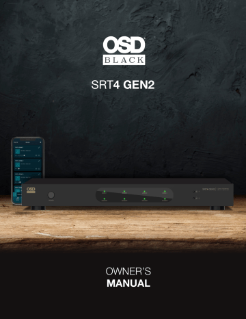 OSD Gen2 Zone Wi-Fi Smart Preamp Streamer Manual | Manualzz