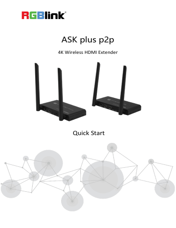 RGBlink 4K Wireless HDMI Extender User Guide | Manualzz