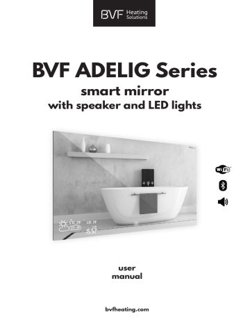 BVF ADELIG Series Smart Mirror User Manual | Manualzz