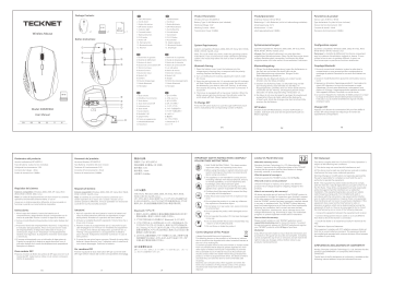 TECKNET EWM01004 Wireless Mouse User Manual | Manualzz