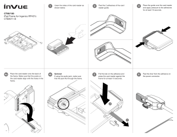 InVue CTBA011 iPad Frame for Ingenico RP457c Instructions | Manualzz