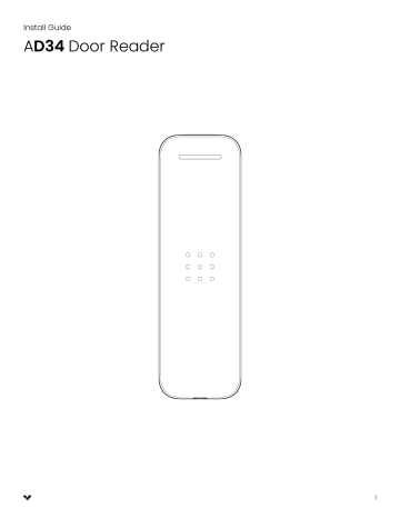 Verkada AD34 Door Reader Install Guide | Manualzz
