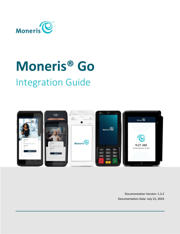 Moneris Go PIN Pad Integration Guide - Download PDF and View Online | Manualzz