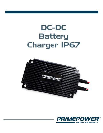 MicroPower DC/DC CHARGER ISOLATED User Manual | Manualzz