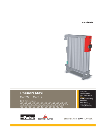 Parker PNEUDRI Maxi MXP102 - MXP110 Manual de utilizare | Manualzz