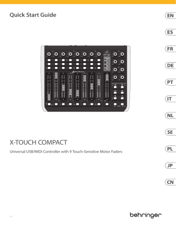 Behringer X-TOUCH COMPACT Handbuch | USB/MIDI Controller | Manualzz