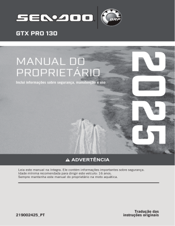 Sea-doo GTX PRO 130 Manual do proprietário | Manualzz